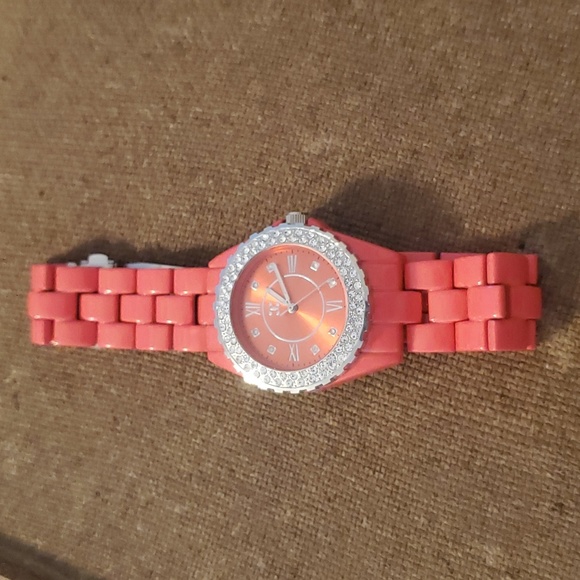 Charming Charlie | Accessories | Pink And Silver Watch From Charming ...
